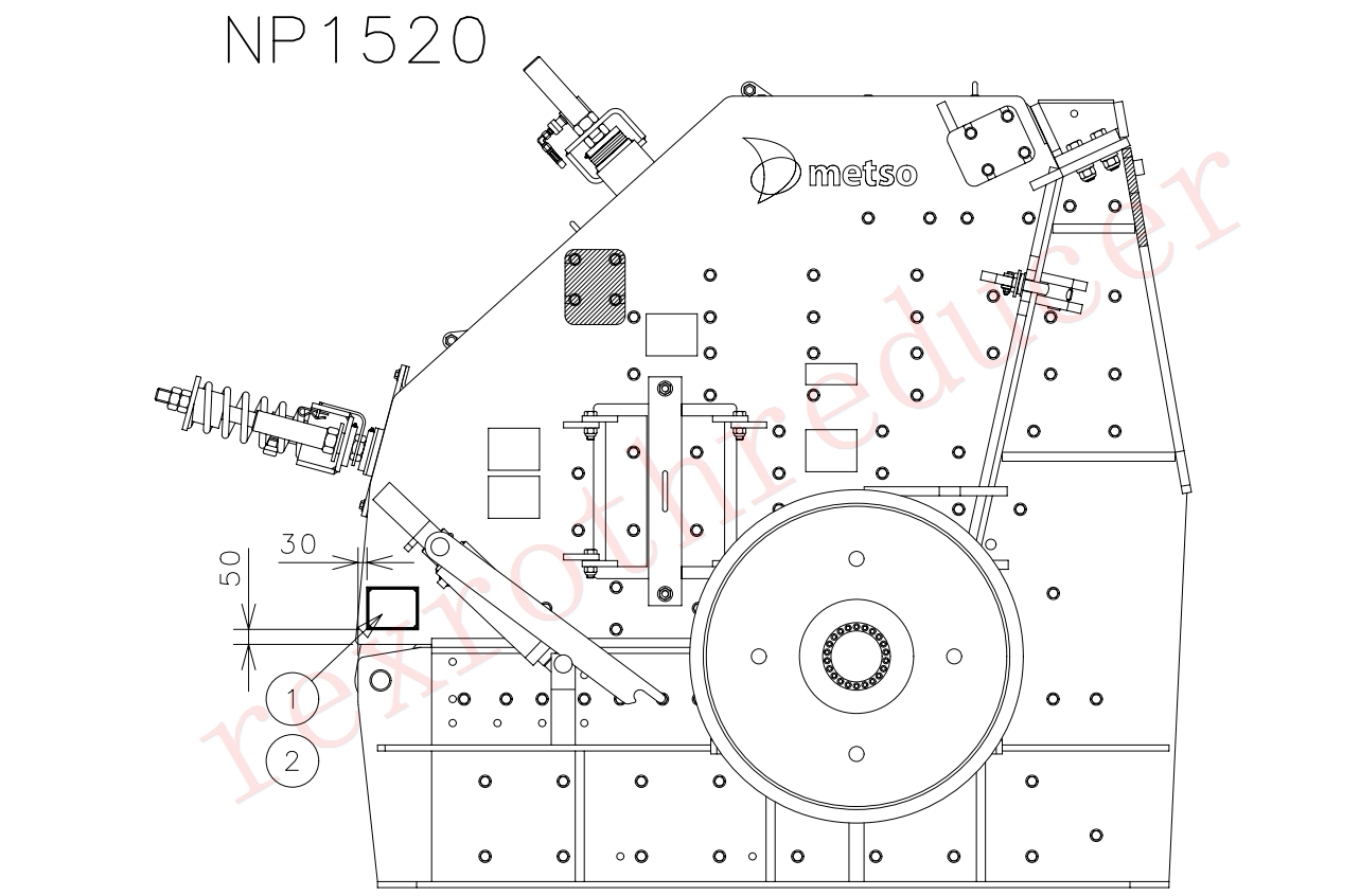 1 Metso美卓NP1007/NP1110/NP1213/NP1313/NP1315/NP1415/NP1520/NP1620/NP2023 ...